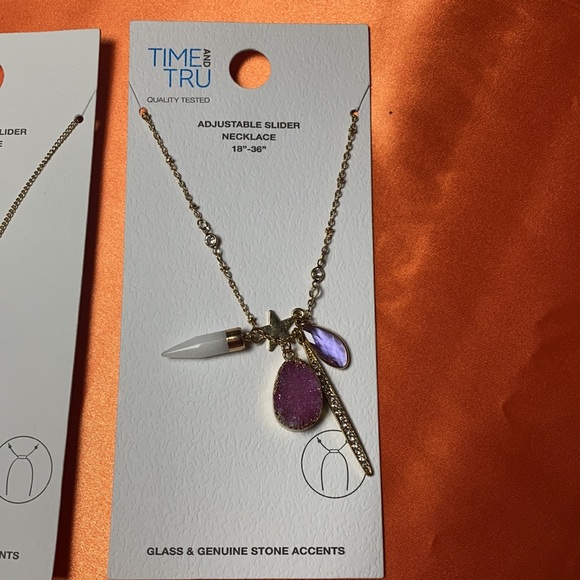 Time and Tru | Jewelry | Time And Tru Glass Genuinestone Accent ...